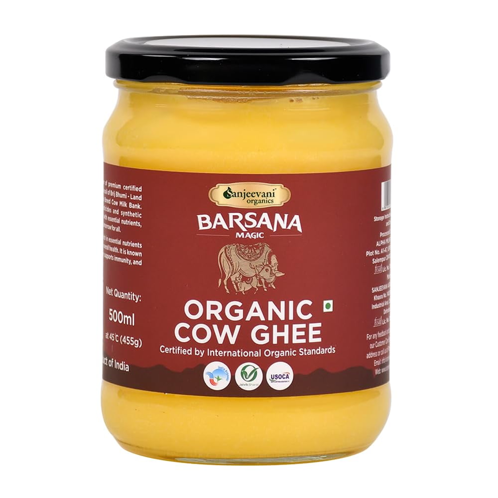 Natural Pure Barsana Magic Cow Ghee By Sanjeevani Organics | Rich In ...