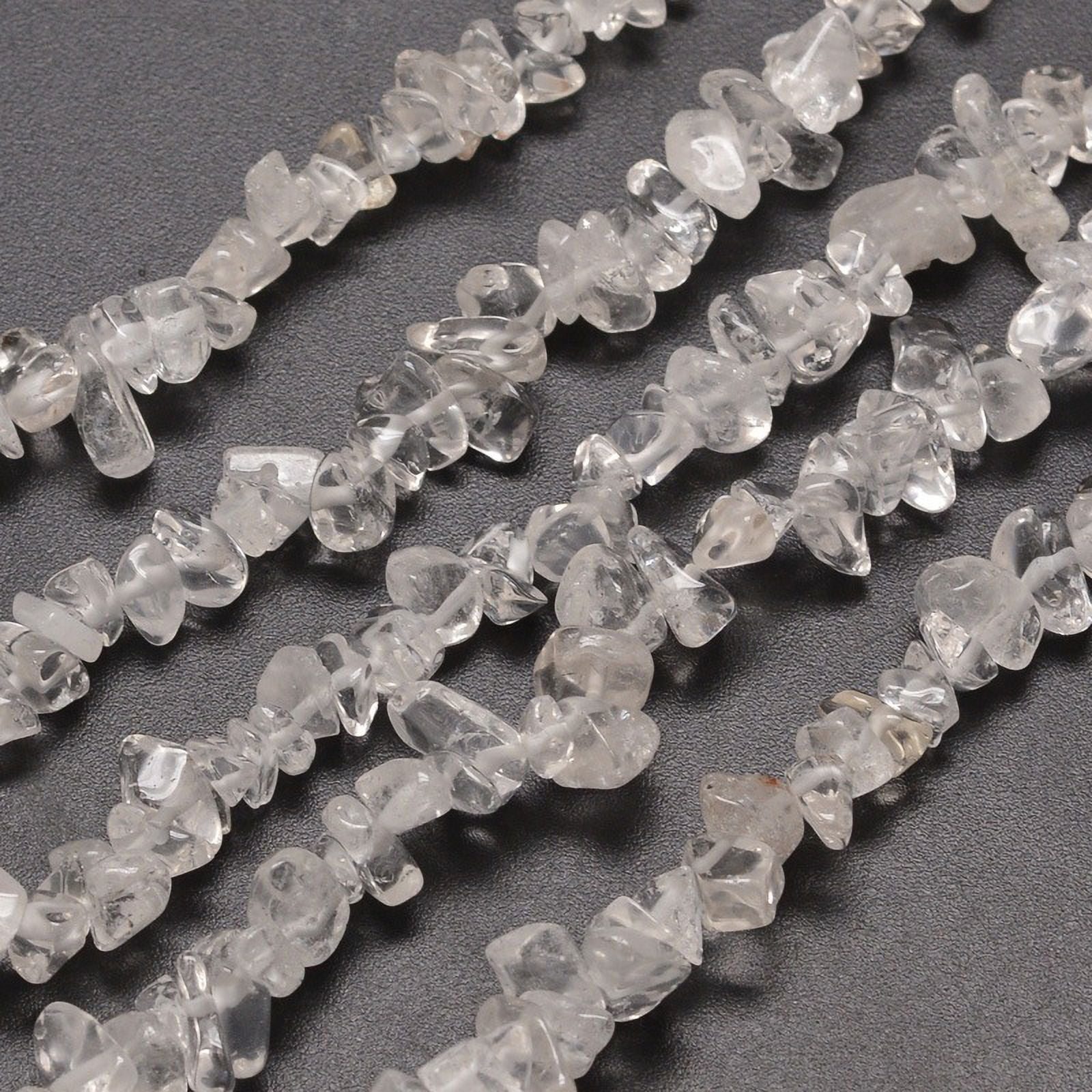 Natural Quartz Crystal Chip Beads Strands Rock Crystal Beads 5~8x5~8mm ...