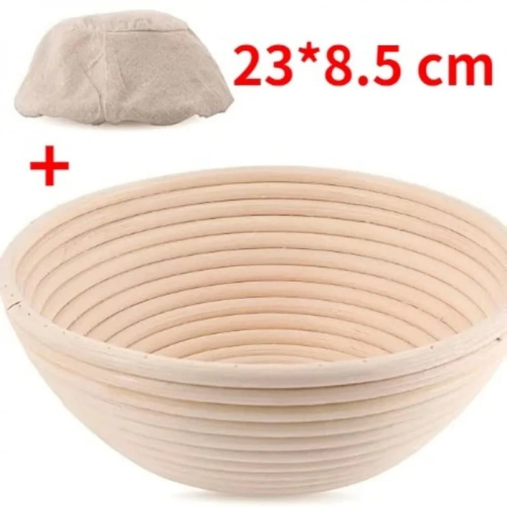 Natural Rattan Kitchen Storage Basket Fermentation Wicker Baskets Dough ...