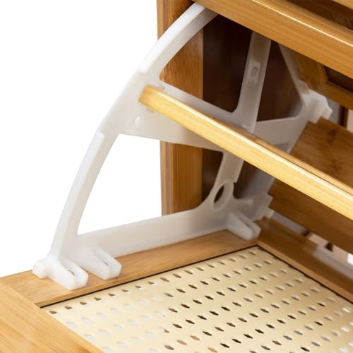 Natural Rattan Shoe Cabinet, Entryway Shoe Storage,Rectangular Shoe ...