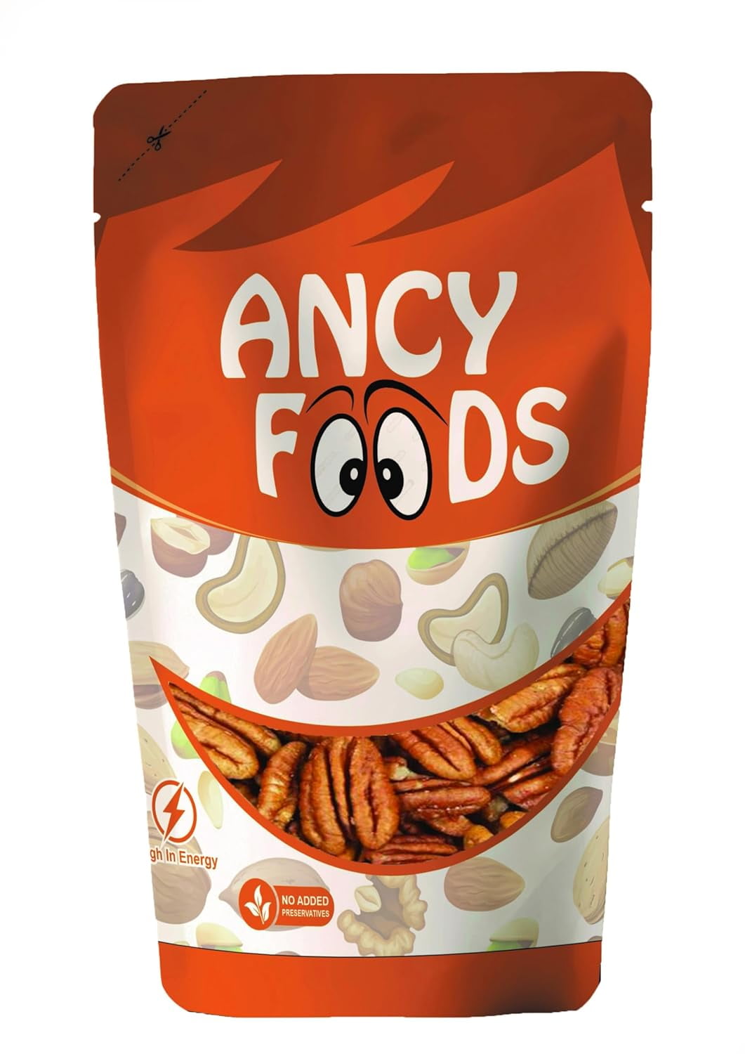 Natural Raw Pecan Nut By Ancy 250gm, | Rich In Potassium & Magnesium ...