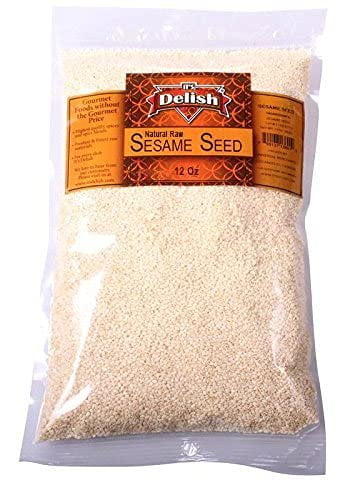It's Delish Raw Whole Sesame Seeds, 12 Oz, Gluten-Free, Oven Roasted ...