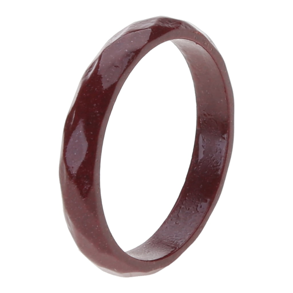Natural Raws Mineral Cinnabars Ring Female Fine Red Plain Ring Super ...