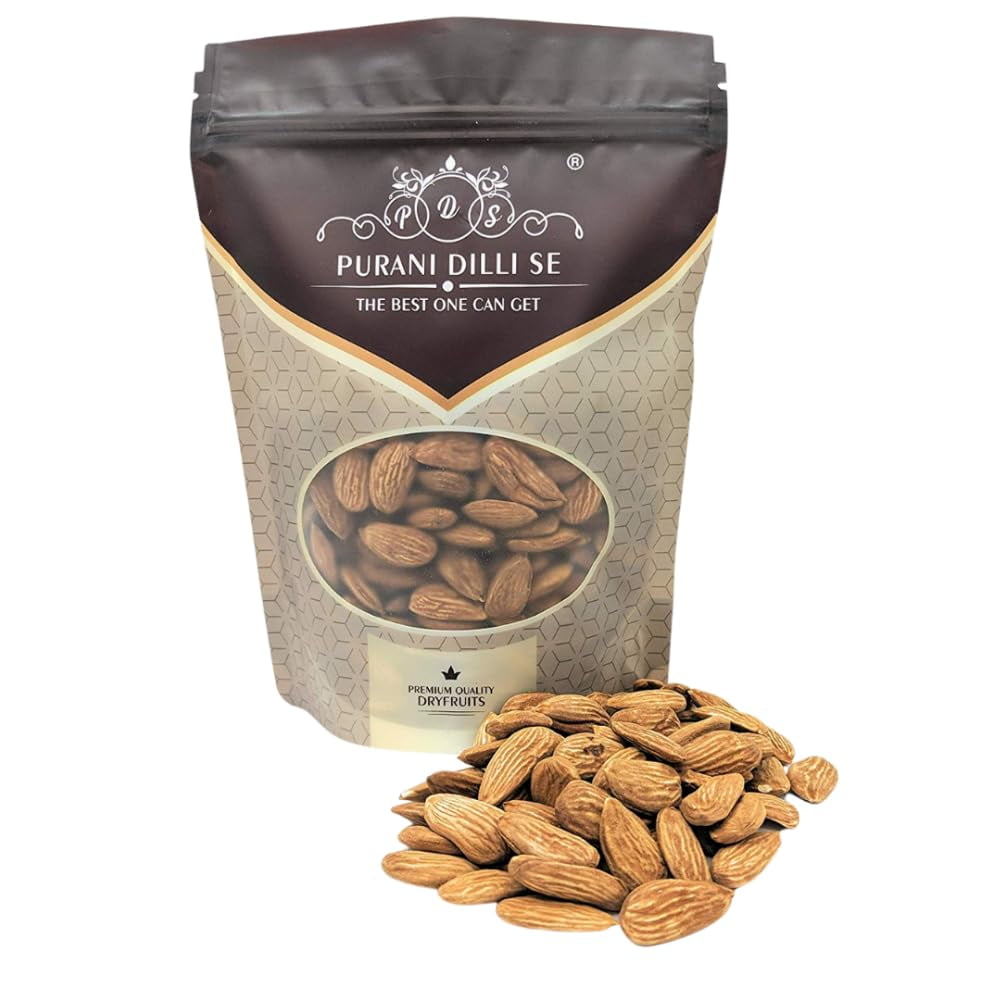 Natural Real Mamra Almond By Purani Dilli Se 250gm, | Best Sources Of ...