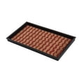 Natural & Recycled Rubber Boot Tray with Tan & Red Coir Insert ...