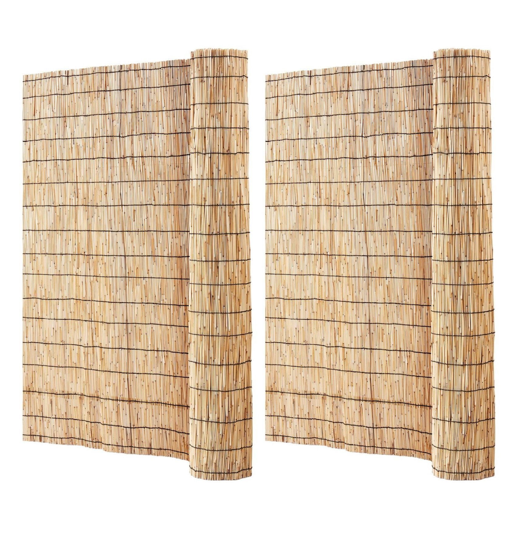 Natural Reed Fencing 4x16.4ft, 2 Pack - Privacy Screen for Backyard ...