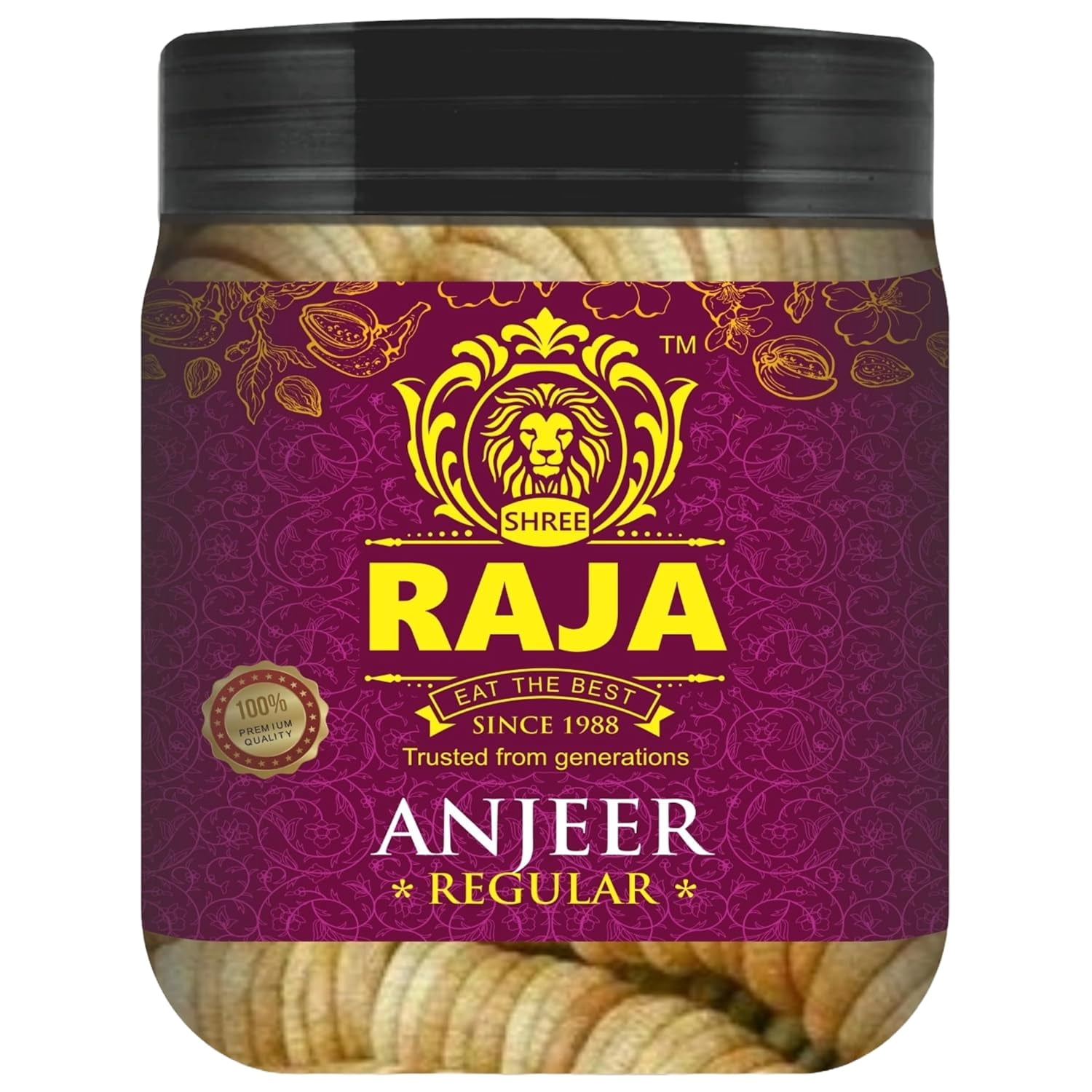 Natural Regular Dried Afghani Anjeer By Shree Raja 250gm, | Rich Source ...