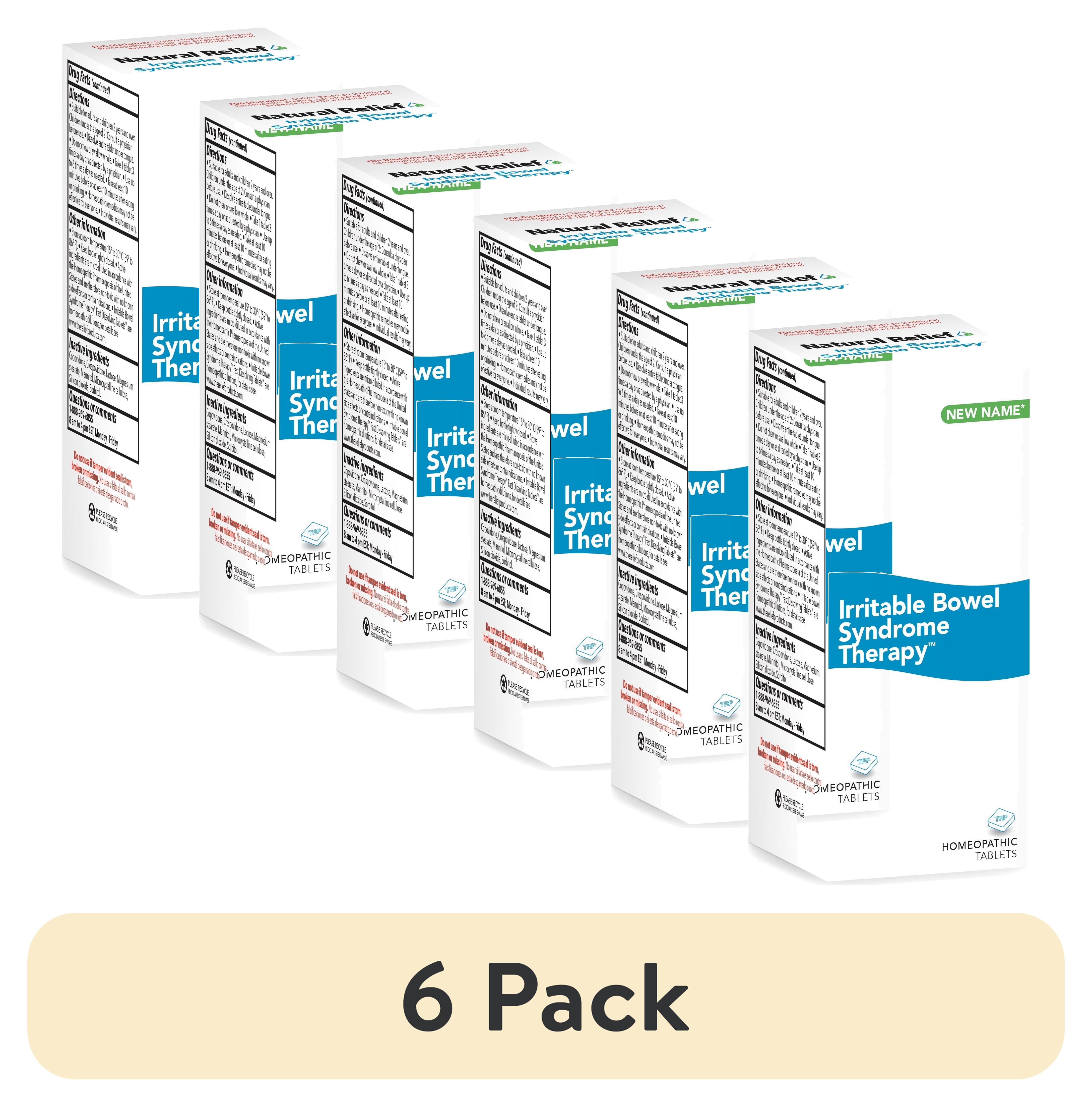 (6 pack) Natural Relief, Irritable Bowel Syndrome, Tablets, 70 count ...