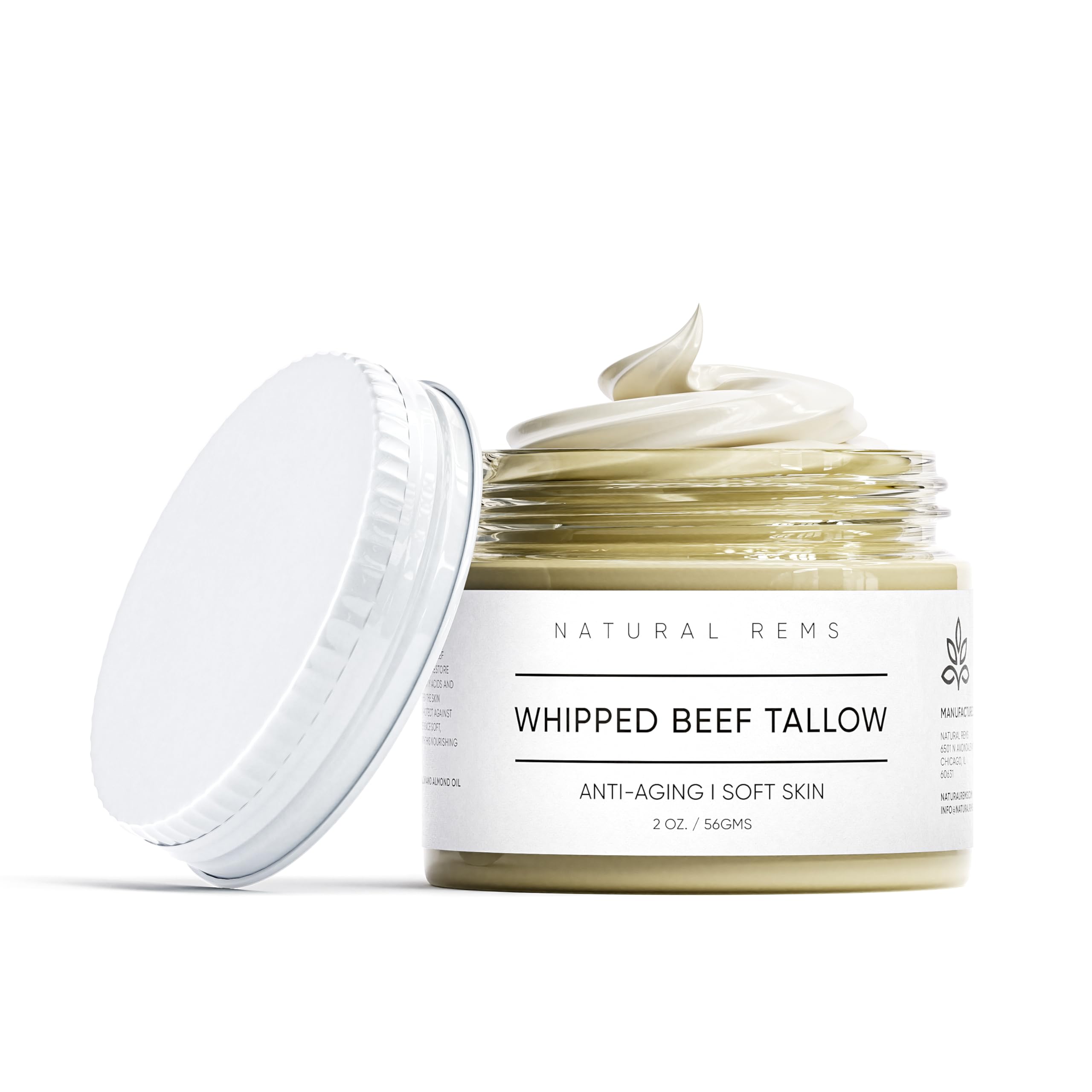 Natural Rems Beef Tallow - Deeply Hydrate - Moisturizing Skincare ...