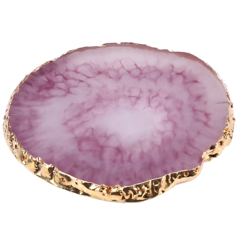 Natural Resin Stone Nail Art Plate Gel Polish Holder Color Palette Nail ...