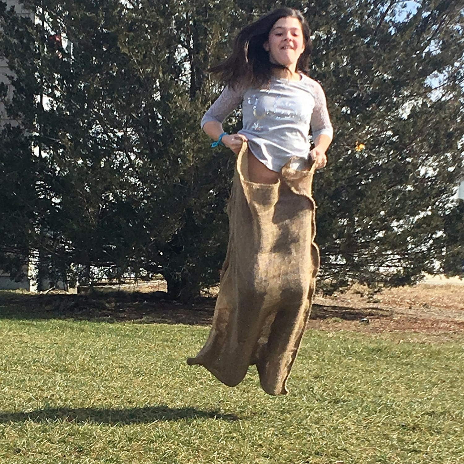 All Natural Reusable Jute Burlap Sacks 24" x 40" | Sack Race Bags for ...