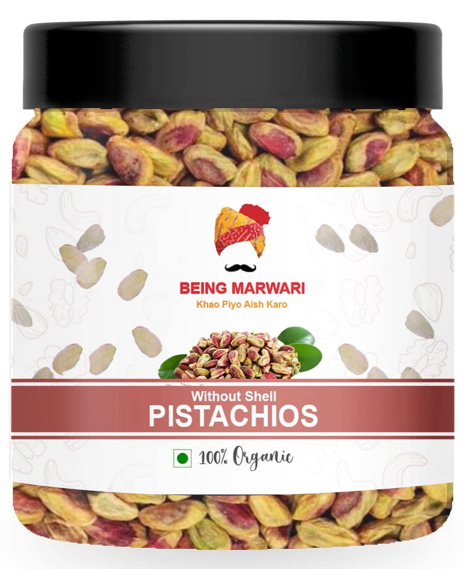 Natural Roasted Pistachios Without Shell By Being Marwari 250gm, | Rich ...