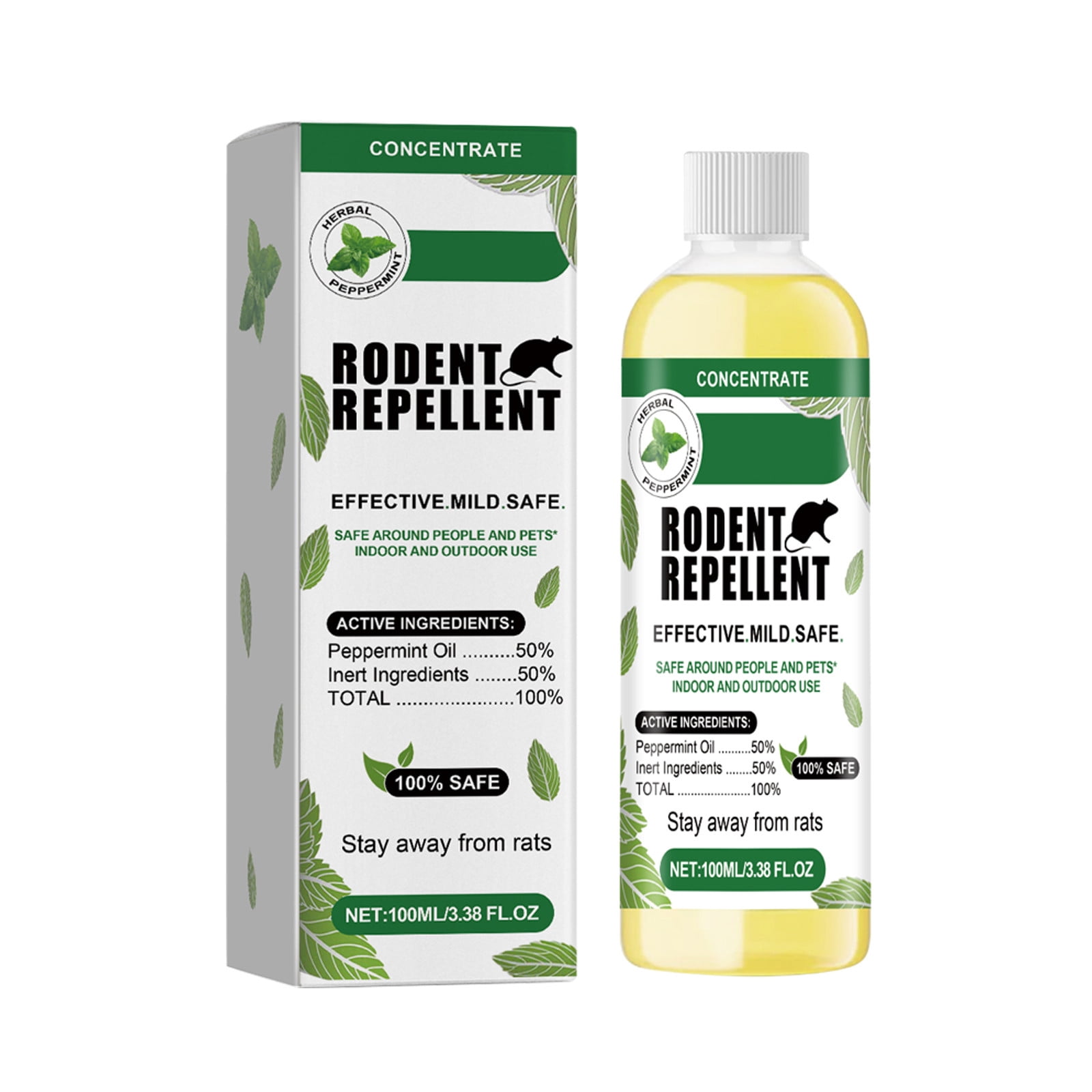 Natural Rodent Repellent Concentrate with Peppermint Oil Safe for ...