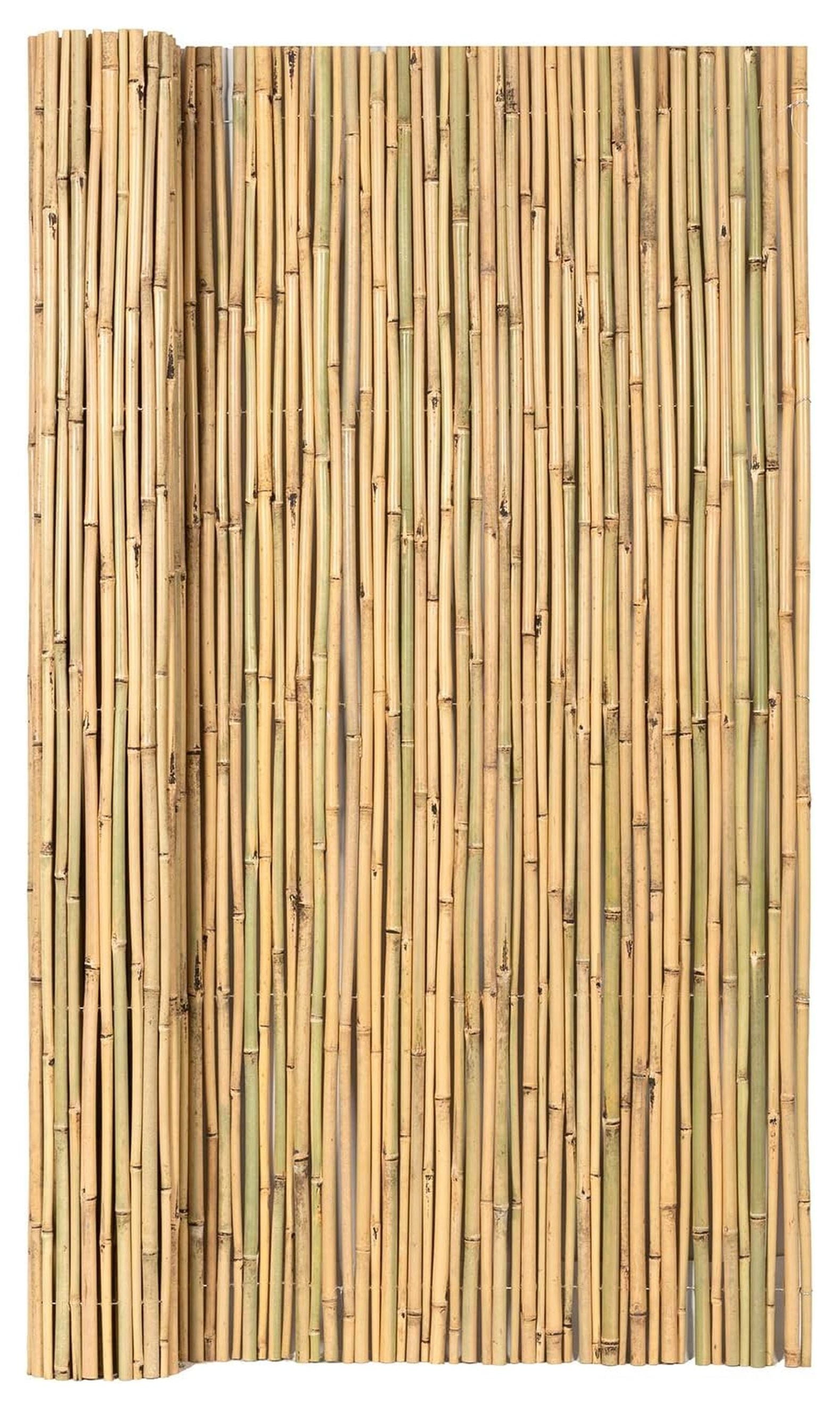 Natural Rolled Bamboo Fence, Eco-Friendly Bamboo Fencing, 0.7 in D x 6 ...
