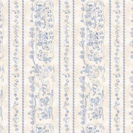 Natural Roly Poly Stripe - Bird Brain Designs - Maywood Studio - 8412M ...