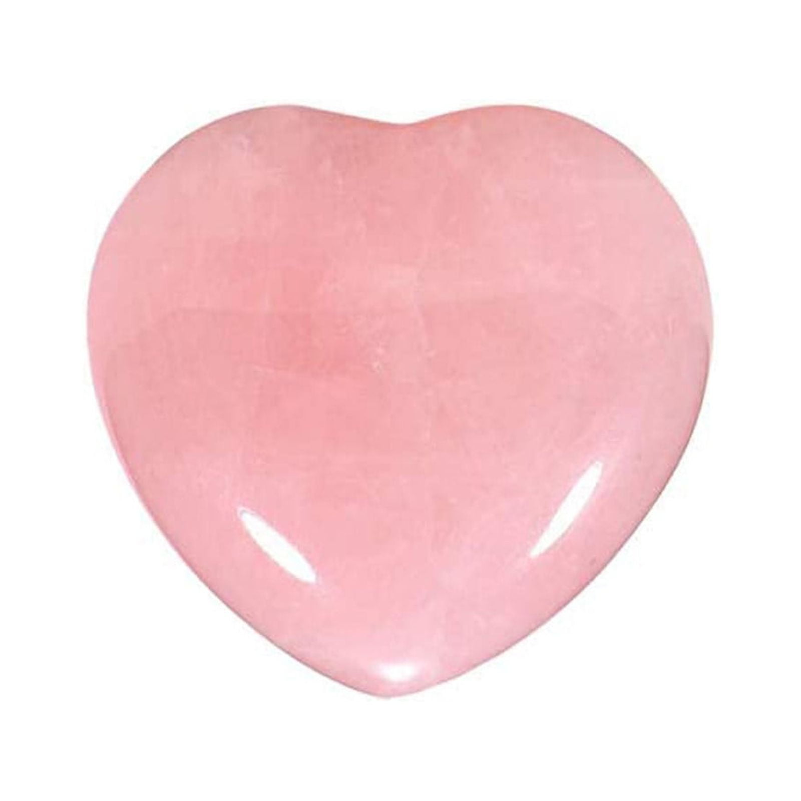 Natural Rose Quartz Heart Gemstone - Polished/Worry Stone, October ...