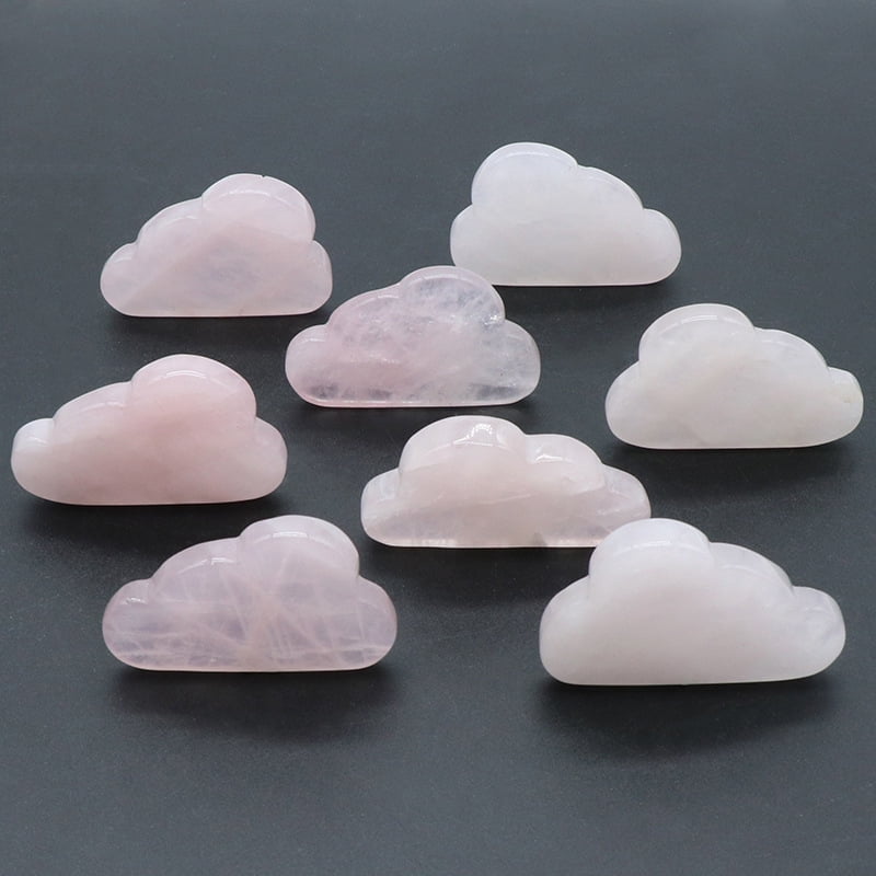 Natural Rose Quartz Display Decorations for Home Office Desk Cloud 30 ...