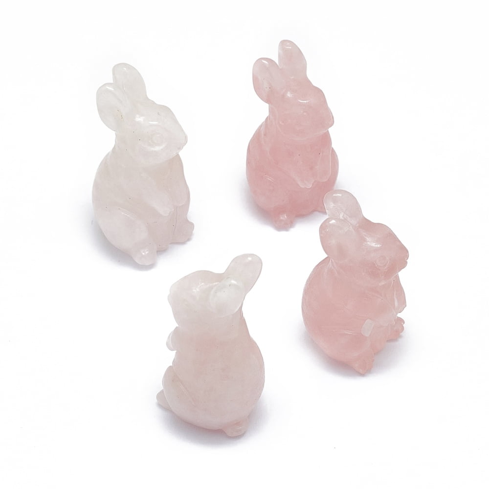 Natural Rose Quartz Sculpture Display Decorations for Home Office Desk ...