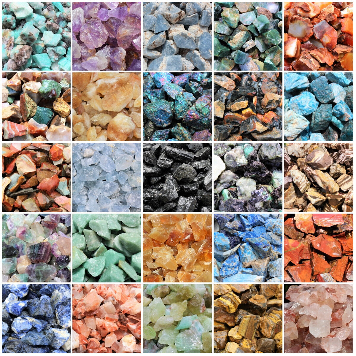 Natural Rough Stones Rocks - CARATS - Bulk Lots Huge Choice (500 2000 ...