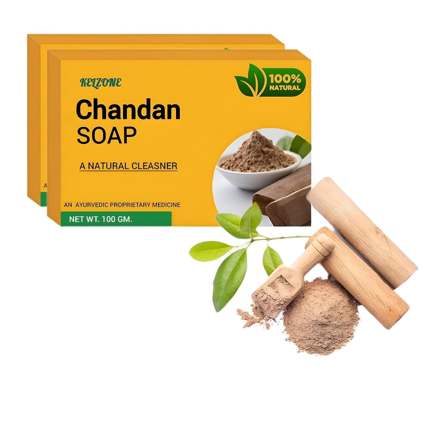 Natural Sandalwood Soap Herbal Bathing Soap Infused with Essential Oils ...