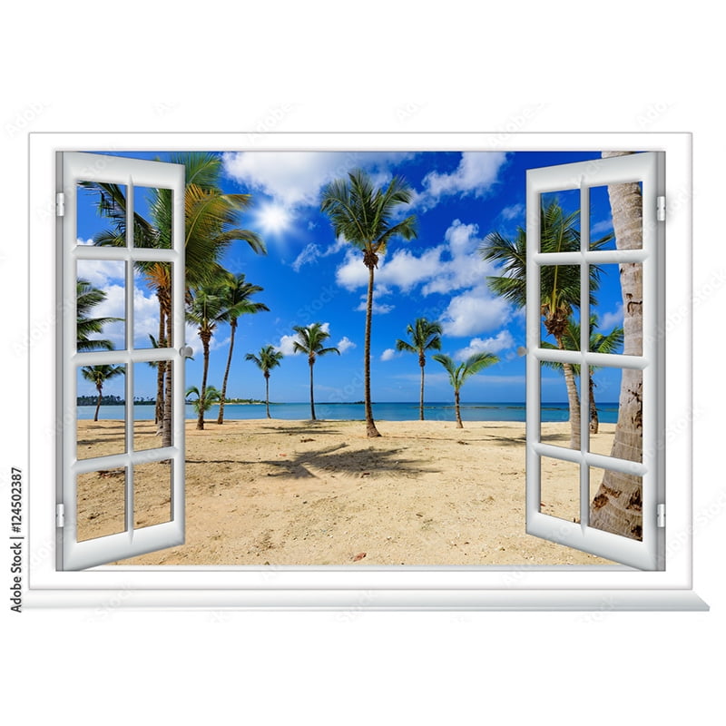 Natural Scenery Outside The Window Photography Backgrounds Props Flower ...