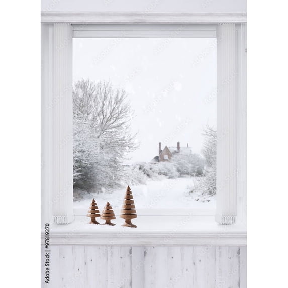 Natural Scenery Outside The Window Photography Backgrounds Props Flower ...