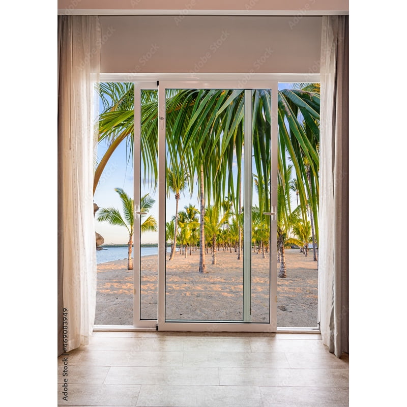 Natural Scenery Outside The Window Photography Backgrounds Props Flower ...