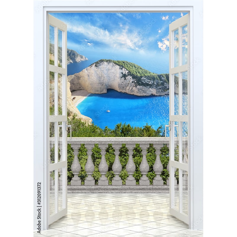 Natural Scenery Outside The Window Photography Backgrounds Props Flower ...