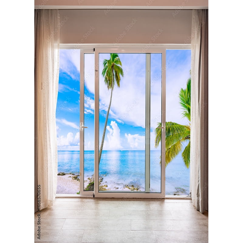 Natural Scenery Outside The Window Photography Backgrounds Props Flower ...