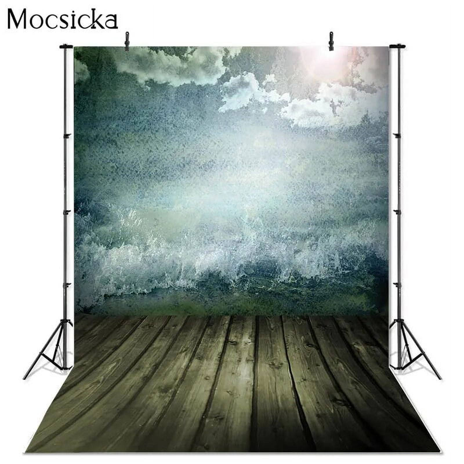 Natural Scenery Photography Background Blue Sky And White Clouds ...