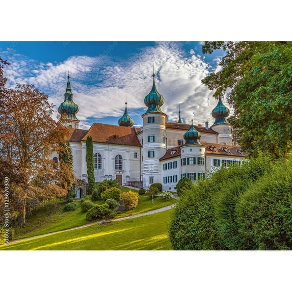Natural Scenery Photography Background Landscape Travel Castle Photo ...