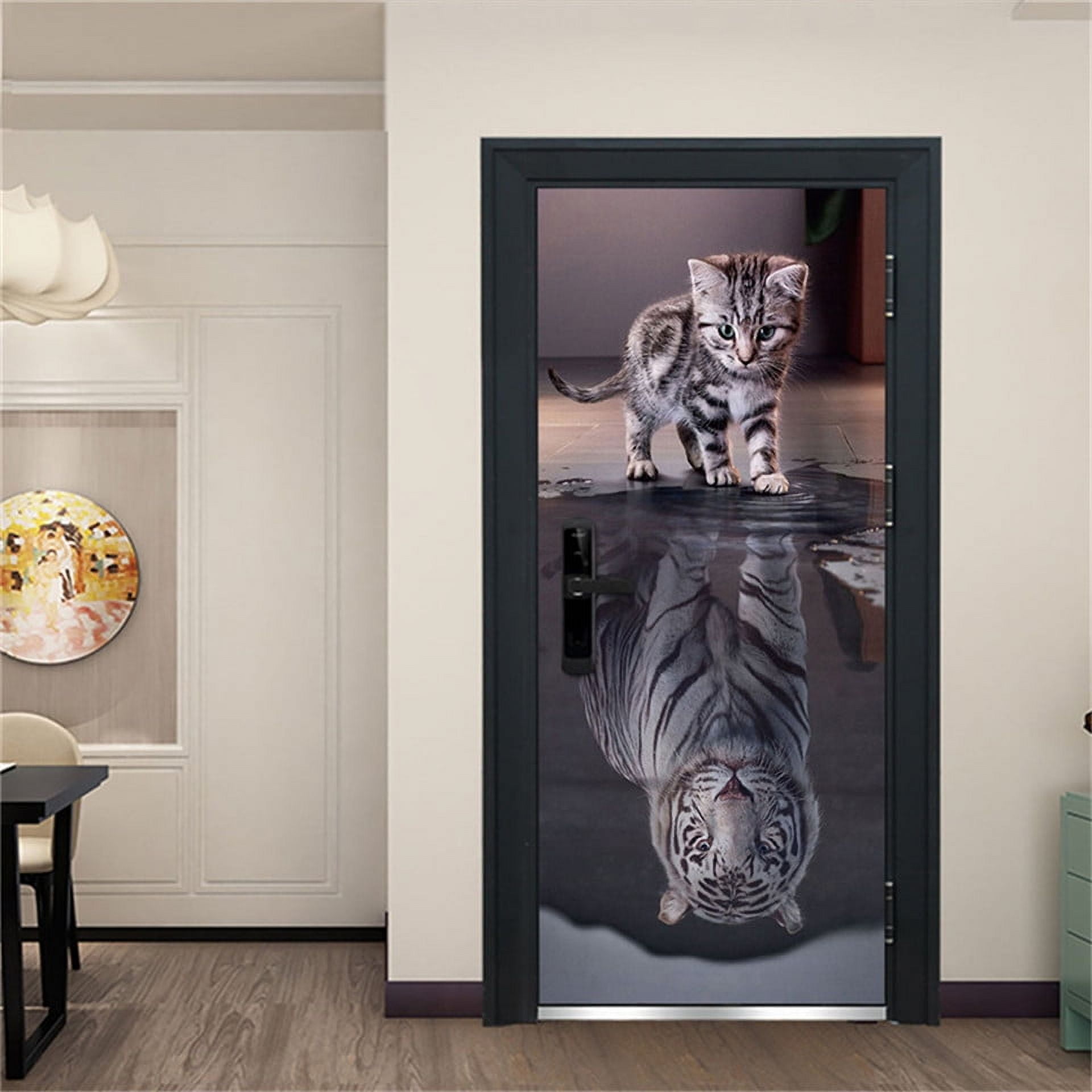 Natural Scenery Stickers on the Doors DIY Peel and Stick Wallpaper ...