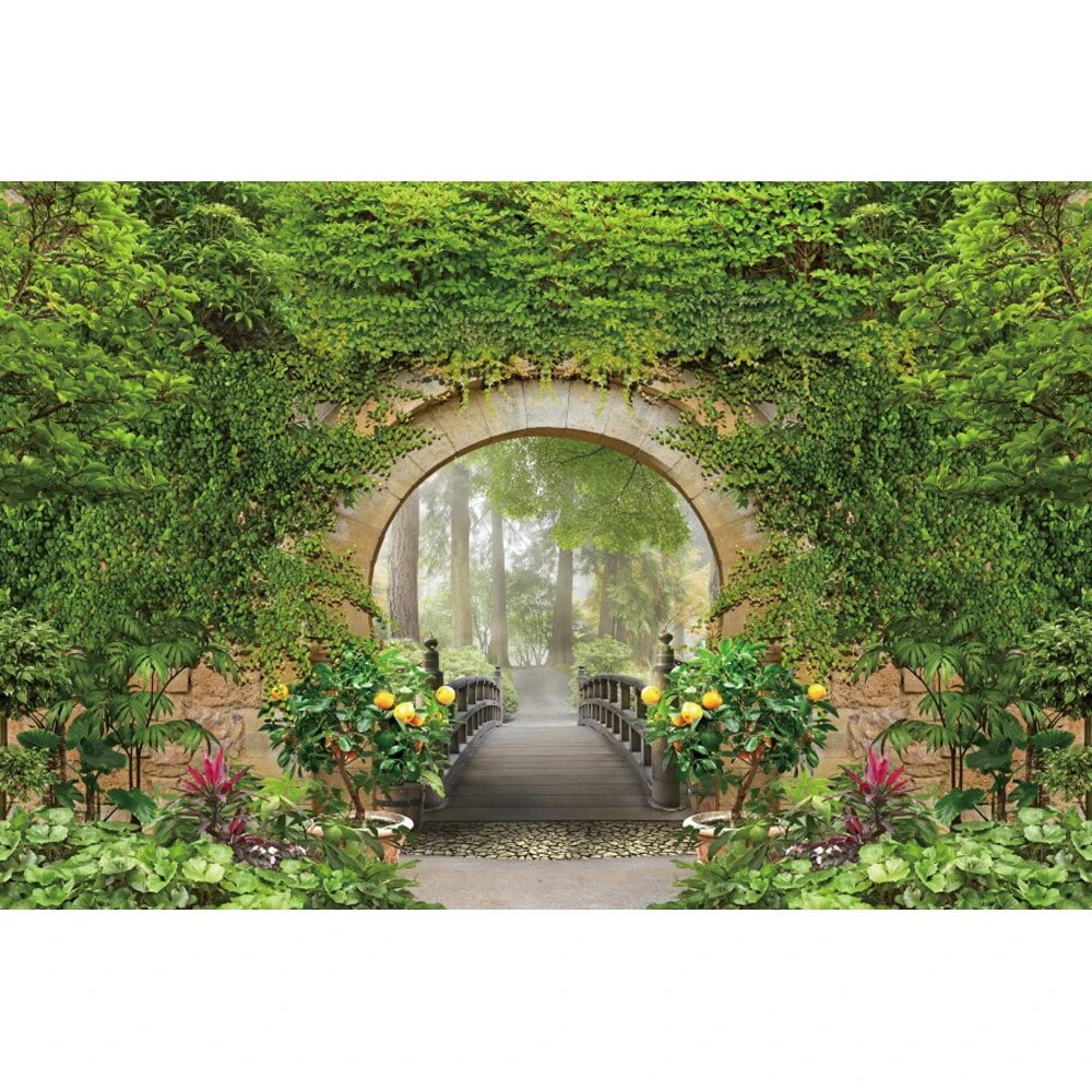 Natural Scenic Photography Backdrops Garden Grassland Trees Spring ...