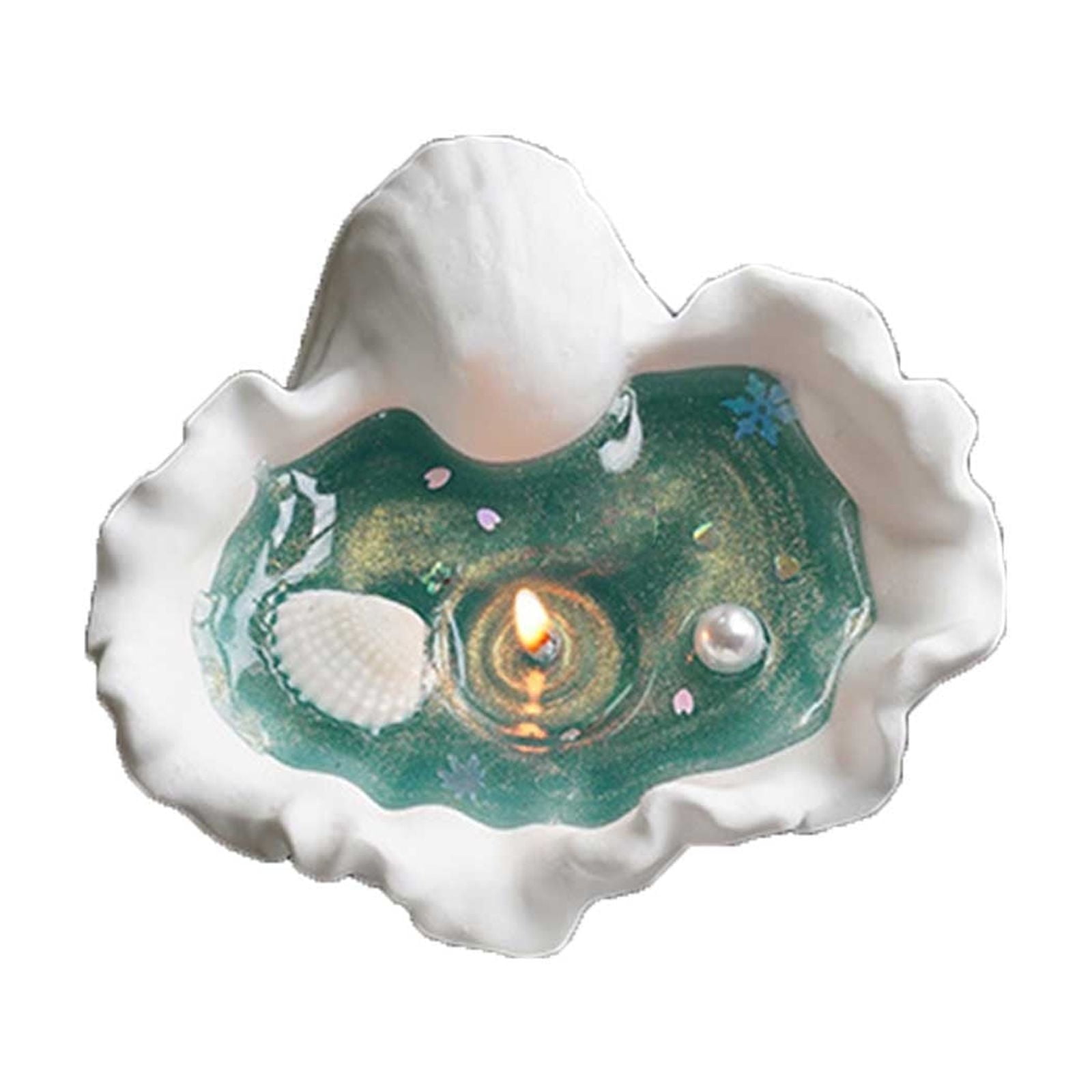 Natural Scented Candles - Conch Shell Soy Wax Candles with Essential ...