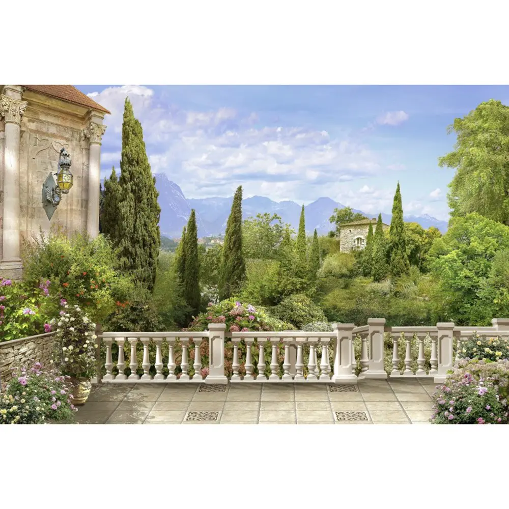 Natural Scery Landscape Photography Backdrop Gard Park Resort City ...