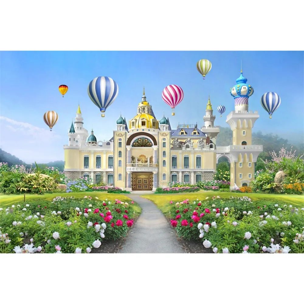 Natural Scery Landscape Photography Backdrop Gard Park Resort City ...