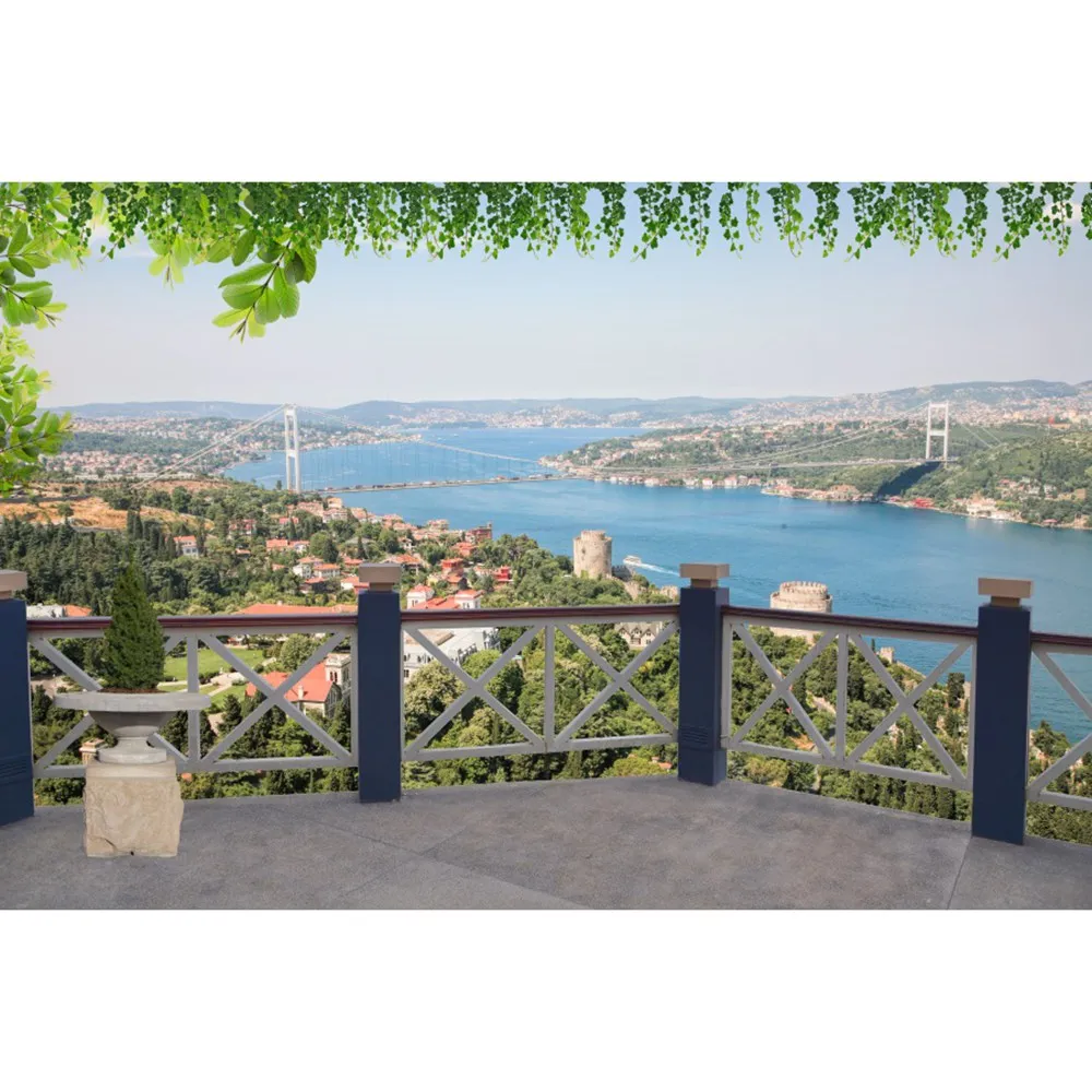 Natural Scery Landscape Photography Backdrop Gard Park Resort City ...