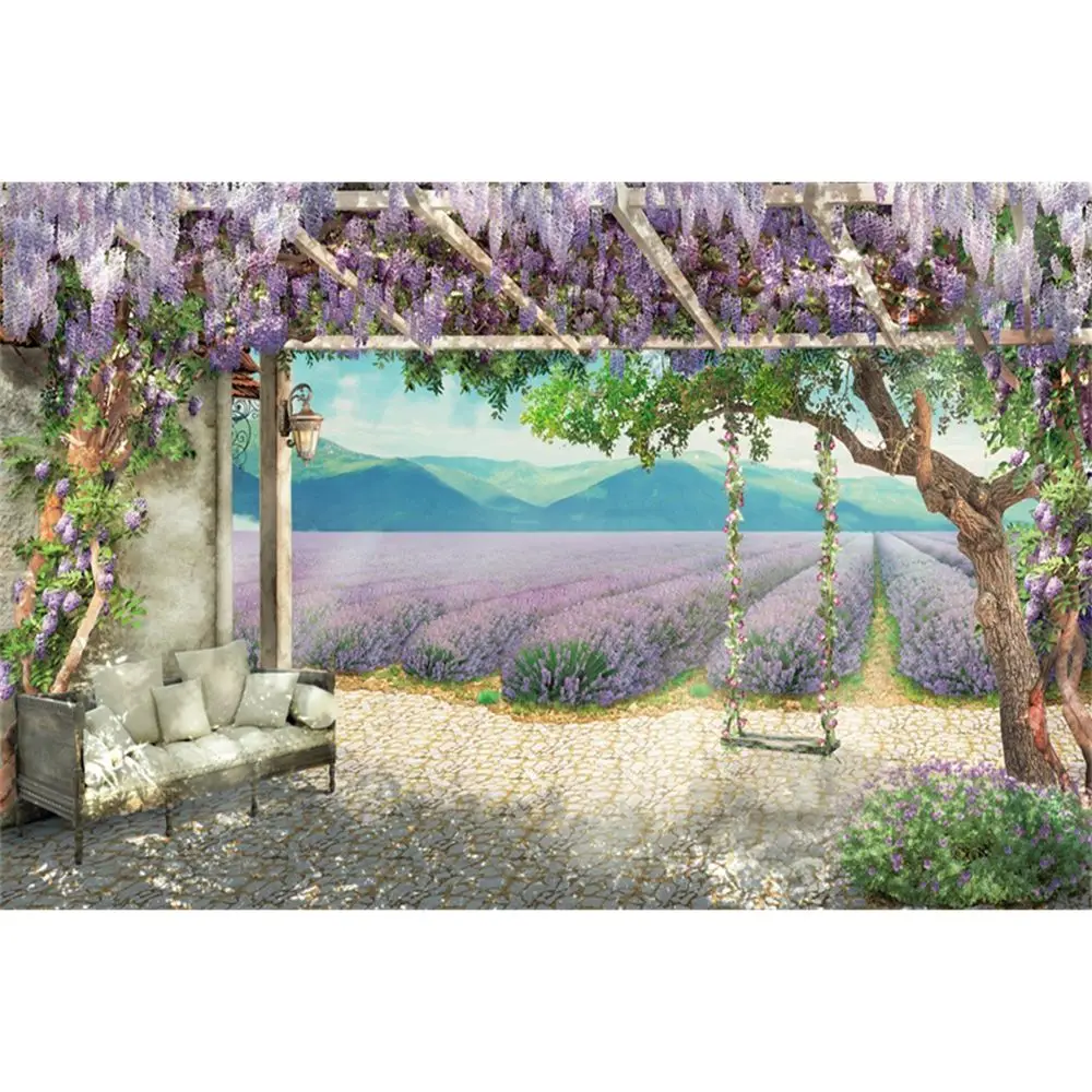 Natural Scery Landscape Photography Backdrop Gard Park Resort City ...