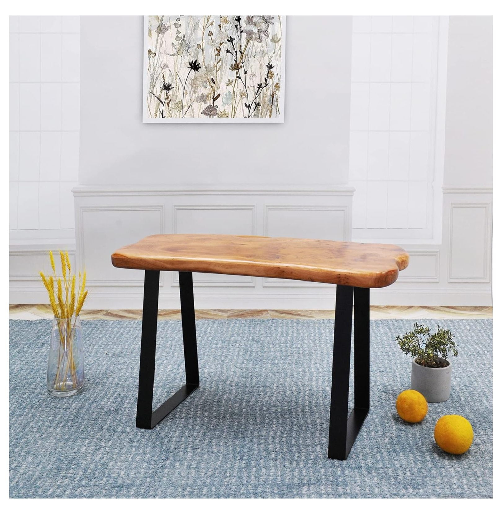 Natural Shape Solid Wood Entryway Bench Cedar Root 28"x12"x16" Living ...