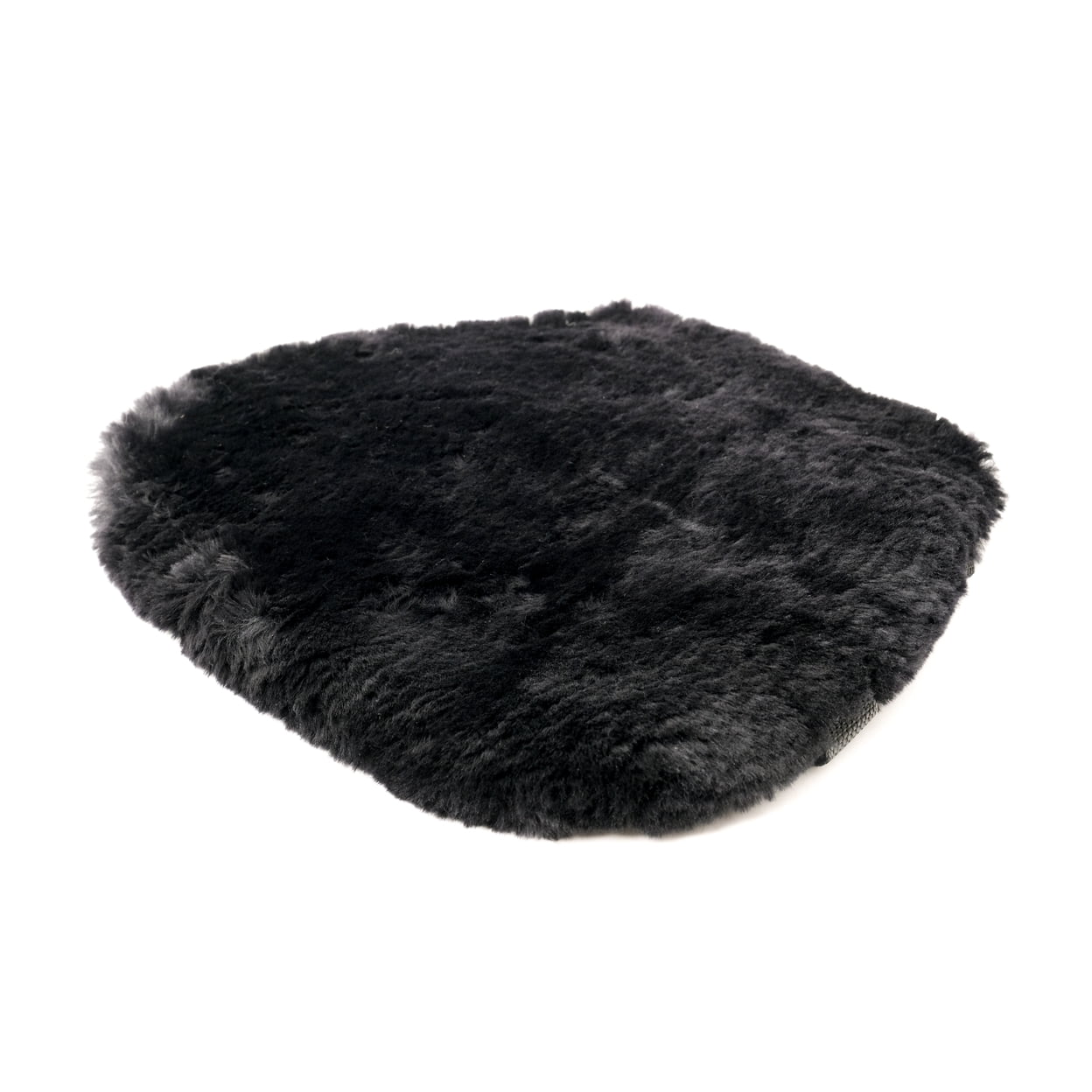 Natural Moto Sheepskin Seat Pad | Black - Walmart.com