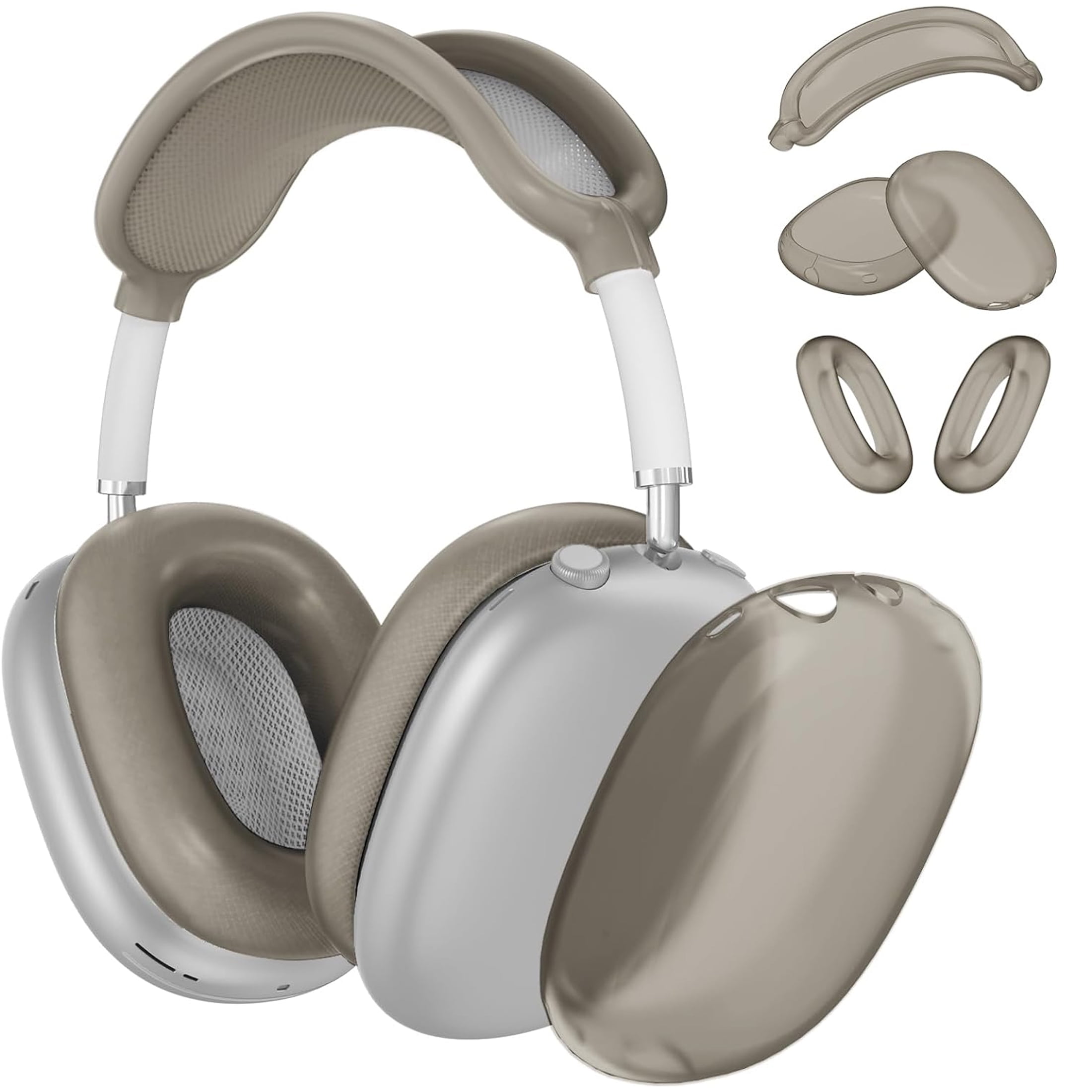 Natural Silicone Case for AirPods Max Earphones Scratch-Resistant ...