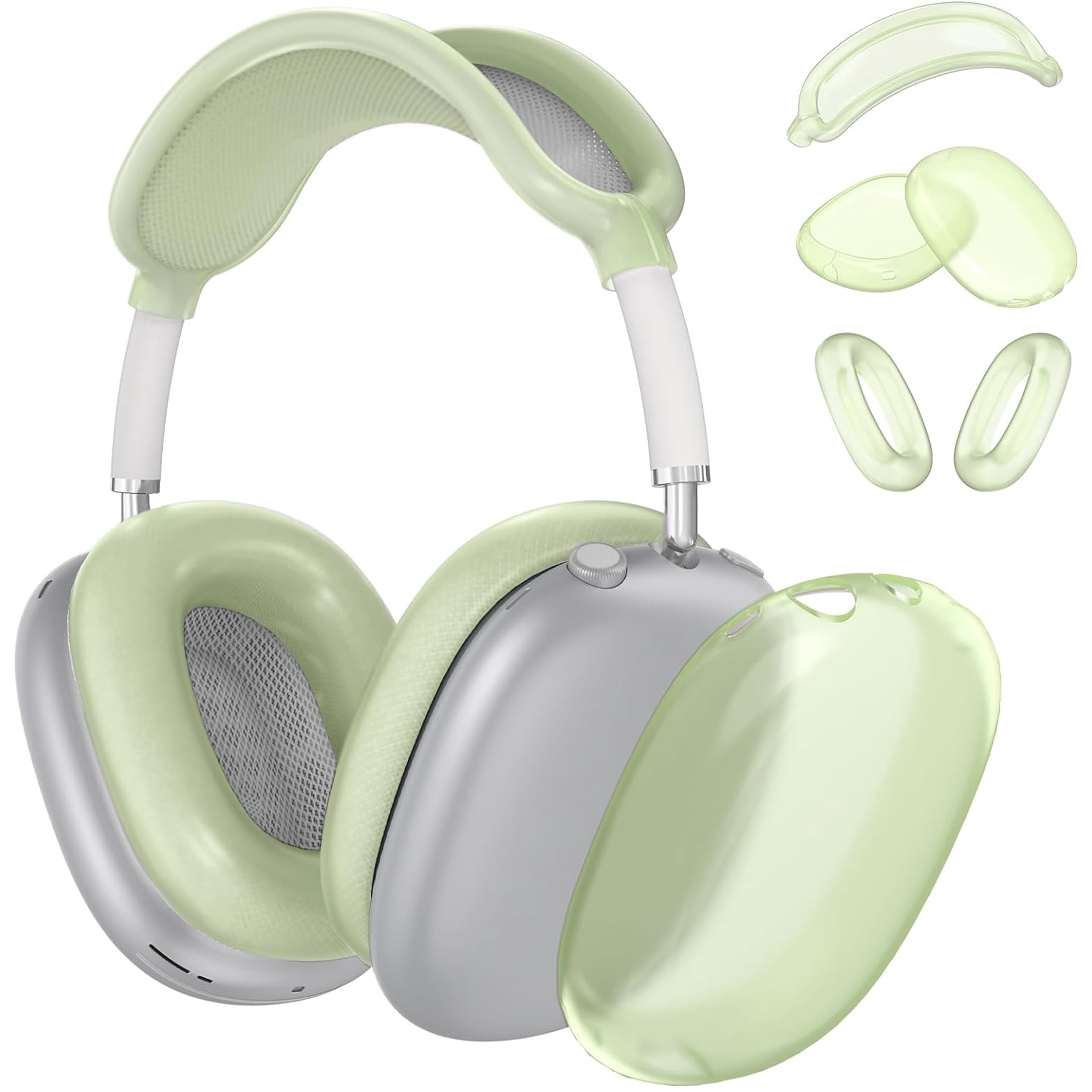 Natural Silicone Case for AirPods Max Earphones Scratch-Resistant ...