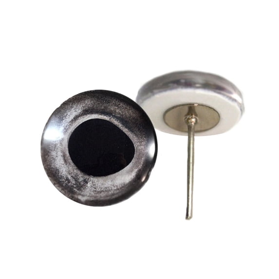 Natural Silver Fish Glass Eyes on Wire Pin Posts - Walmart.com
