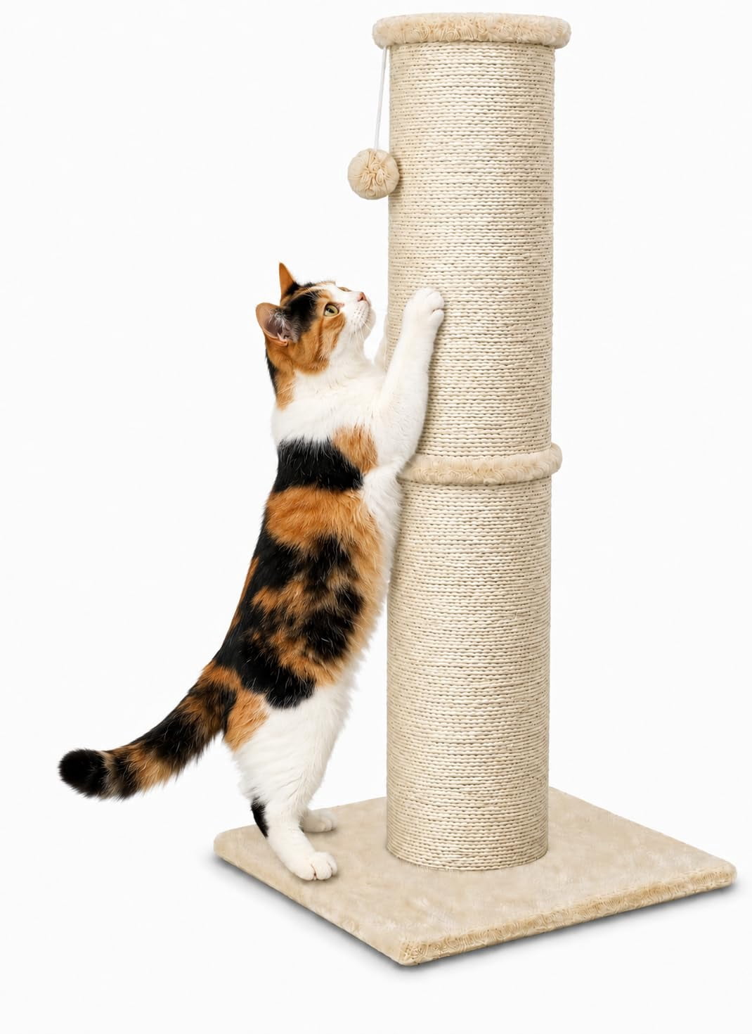 Natural Sisal Cat Scratch Post - Walmart.com