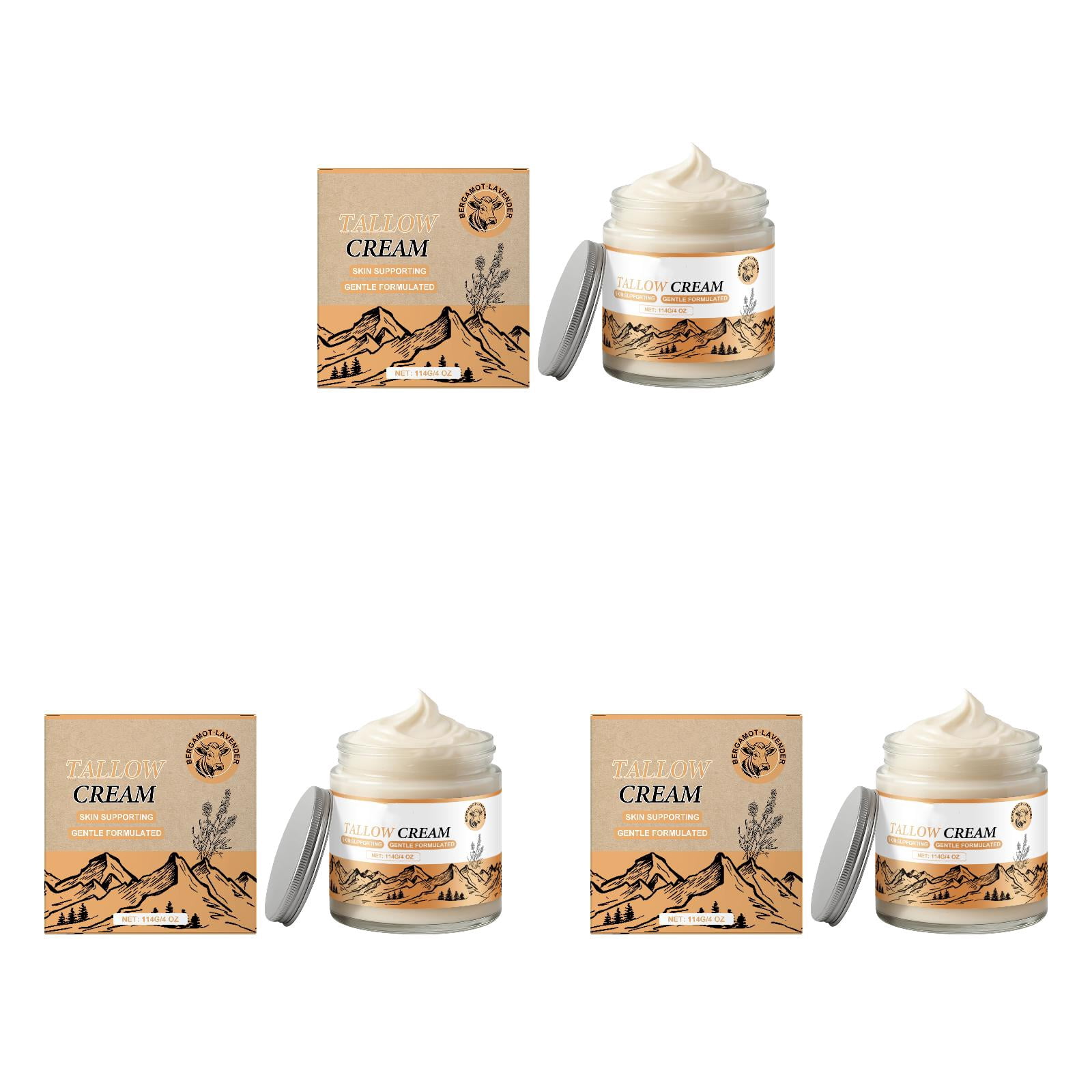 Natural Skin Lotion: Organic Grass Fed Beef Tallow + Manuka Honey ...