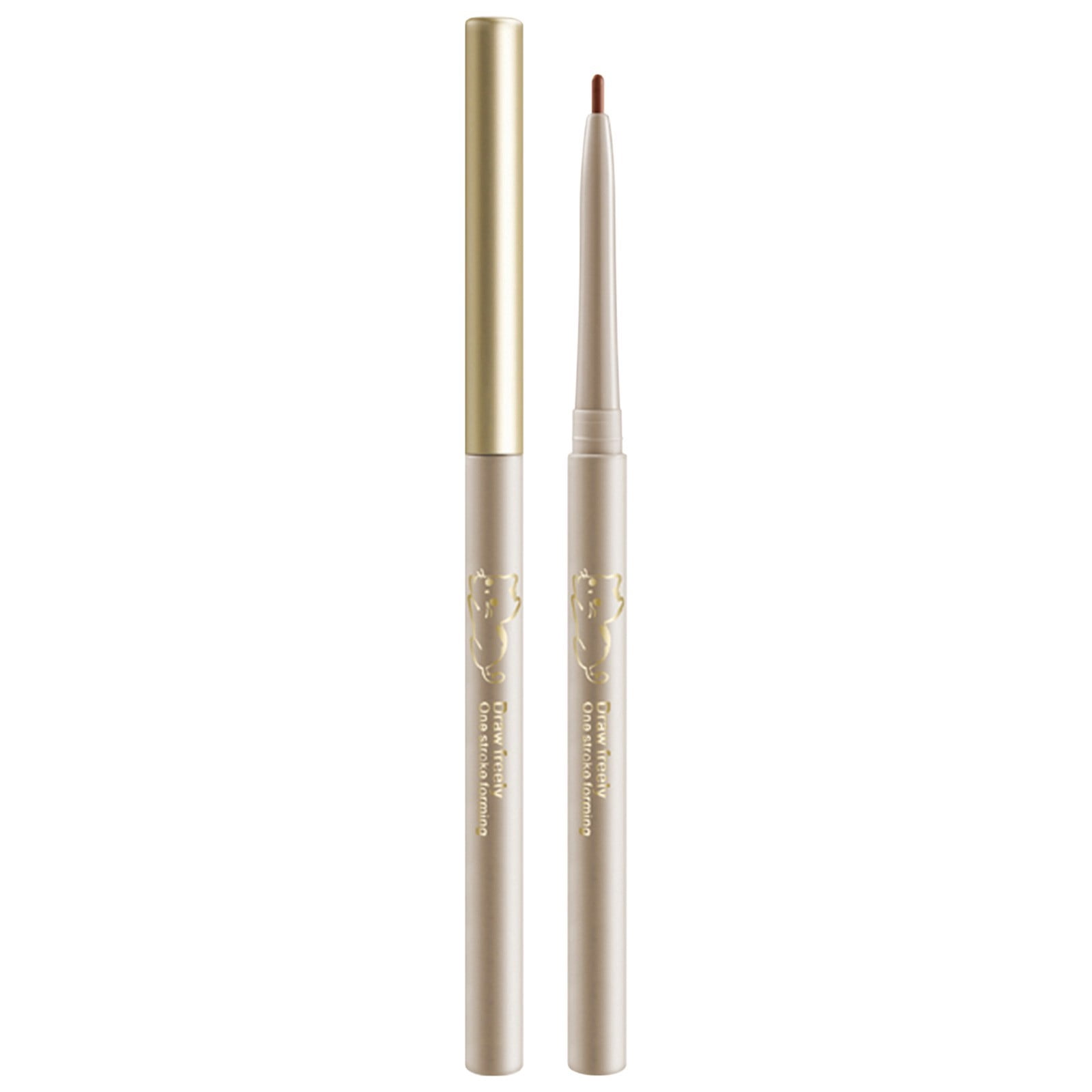 Natural Sliding Makeup Gel Pen And Not Smudged Female Beginners Brown ...