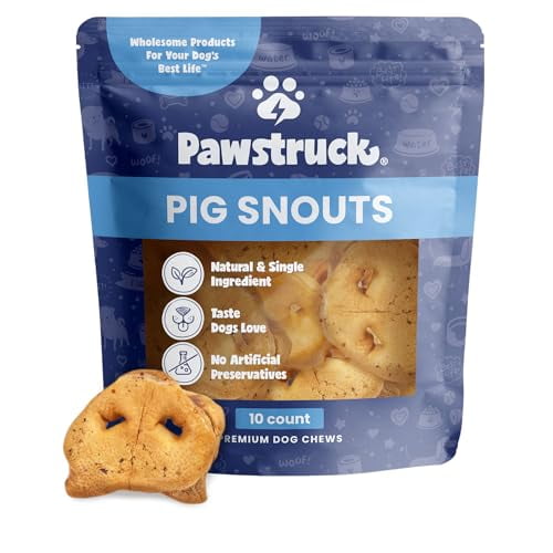 Natural Slow Roasted Pig Snouts For Dogs - Premium Single Ingredient ...