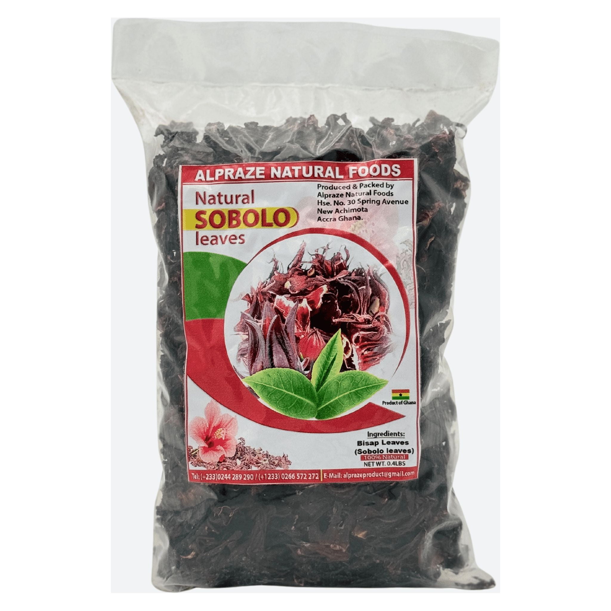 Natural Sobolo Hibiscus Flower Leaves 6oz - Walmart.com