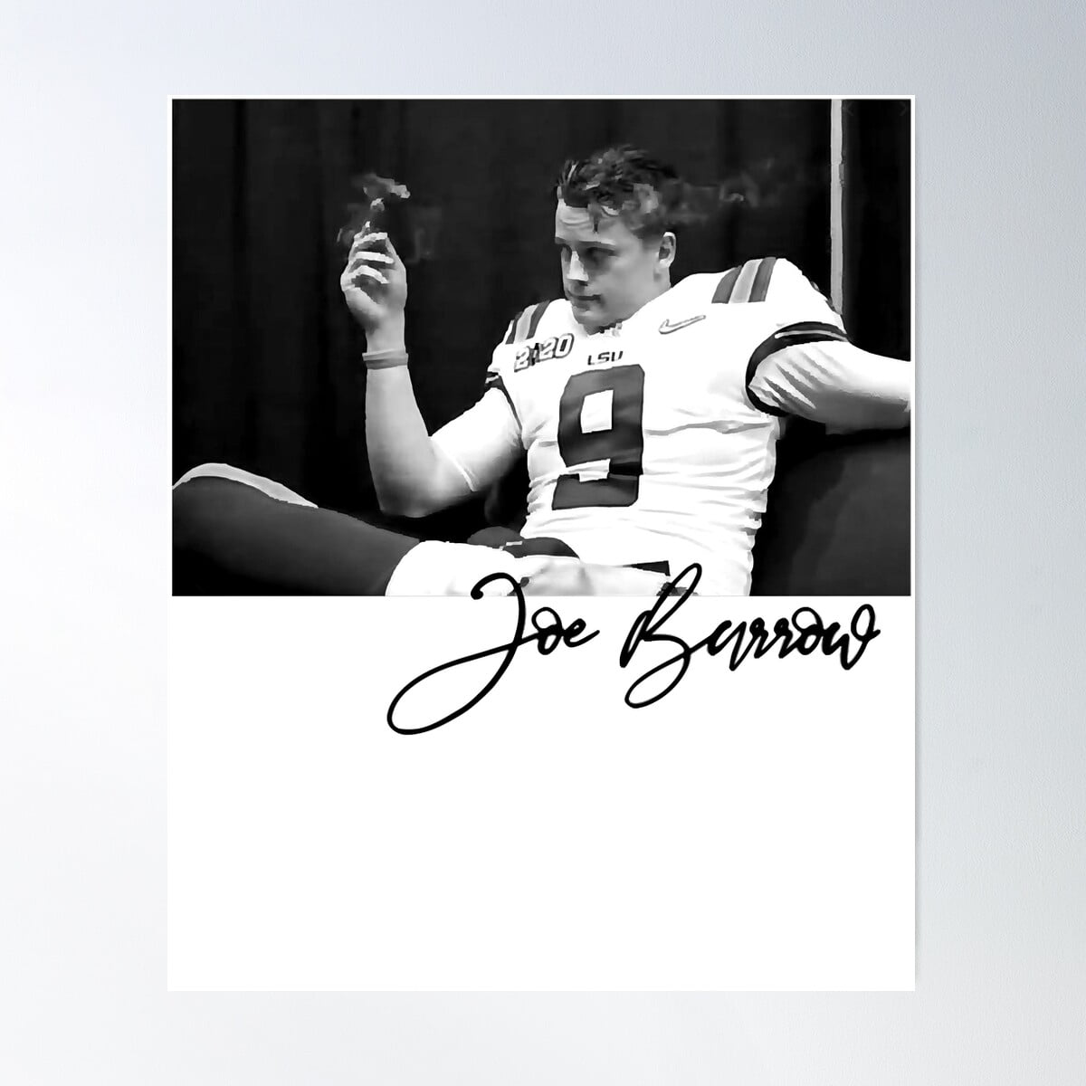 Natural Soccer League Overcome Yourself Joe Burrow Cigar Football Team ...