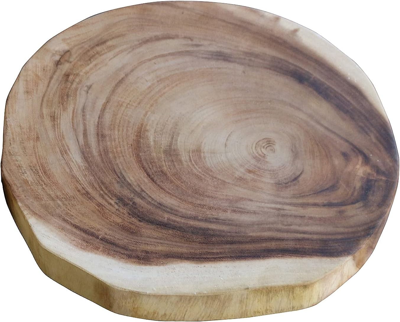 Natural Solid Wood Slab Table Top Round DIY for Live Edge Coffee Side ...